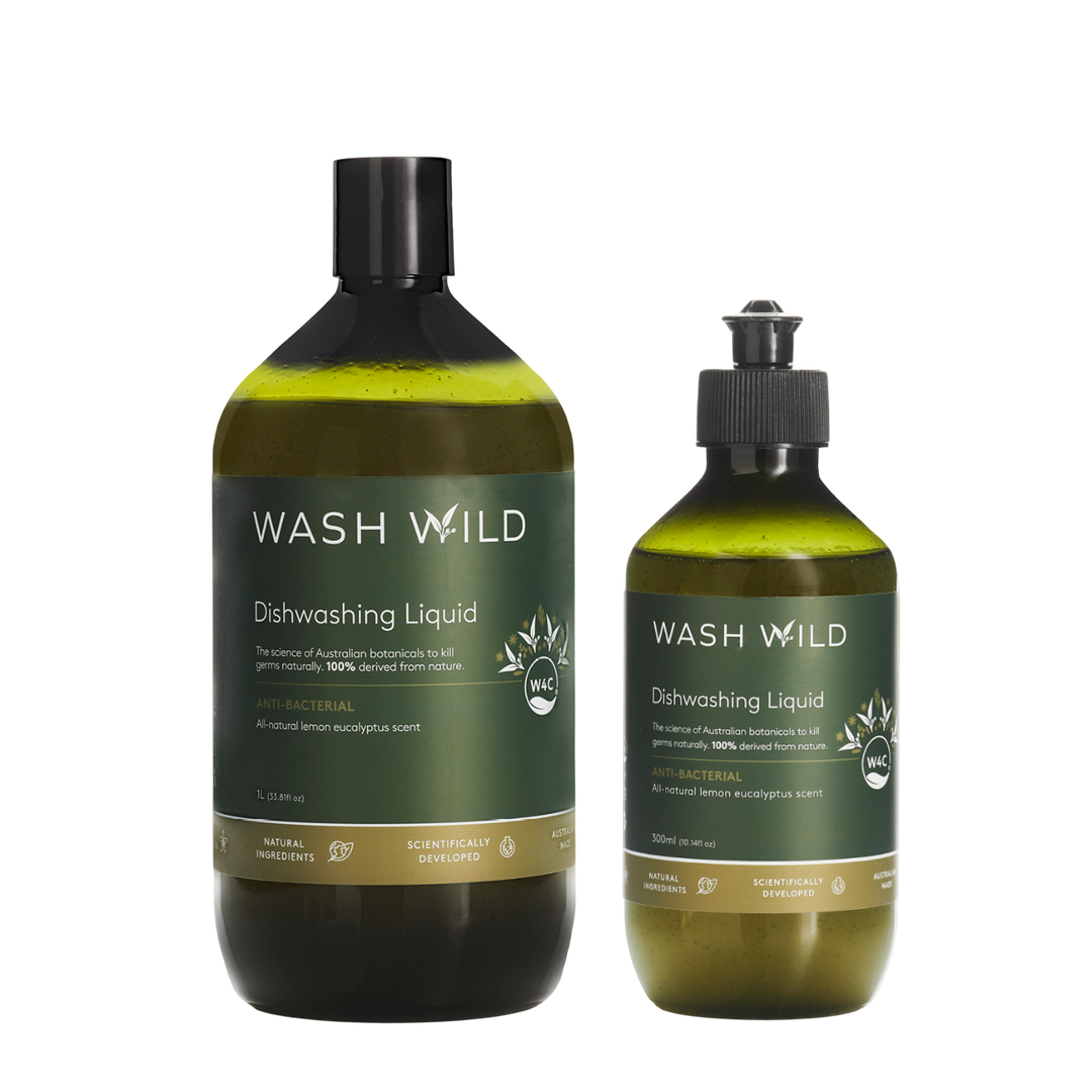 DISHWASHING LIQUID 300ml & 1L REFILL – WASH WILD