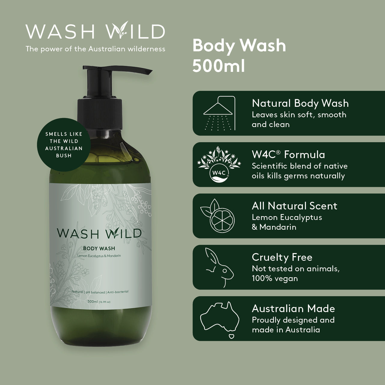Wash Wild Natural Body Wash – WASH WILD